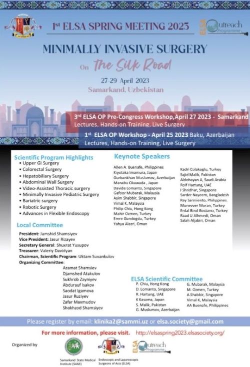 Endoscopic and Laparoscopic Surgeons of Asia｜一般社団法人 日本内視鏡外科学会